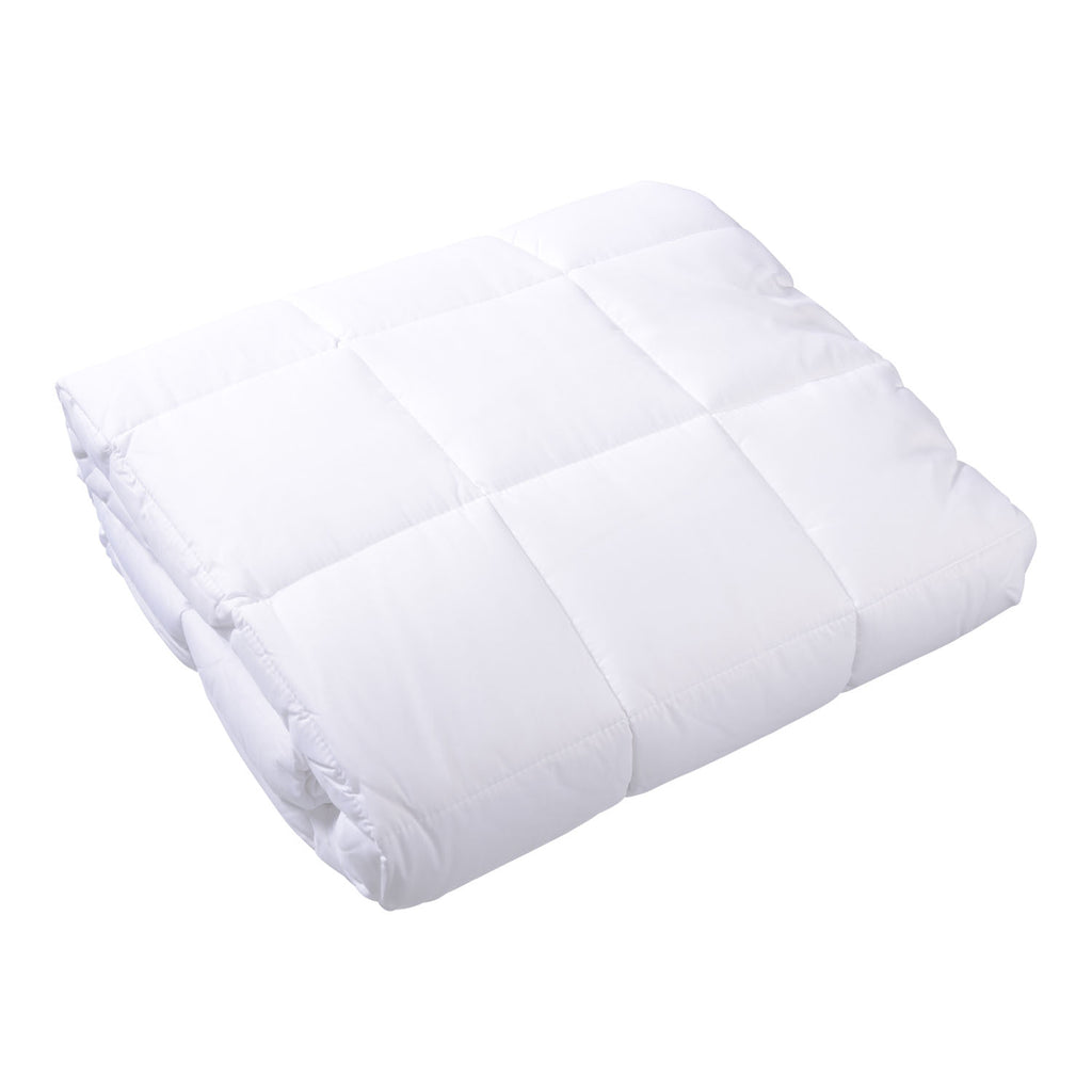 White Boxed End Quilt Doona | Australian Linen Supply